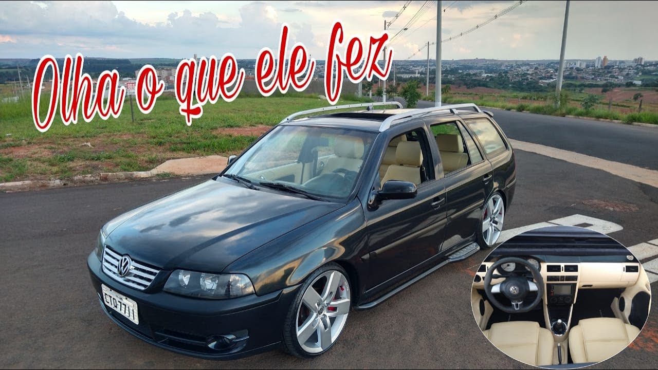 Parati G3 - Rebaixada aro 18 - Teto Solar - Interior Claro - YouTube