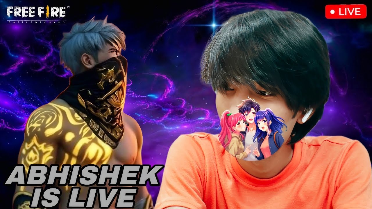 🔴 FREE FIRE LIVE | GARENA FREE FIRE GUILD TEST MATCH | ABHISHEK LIVE # ...