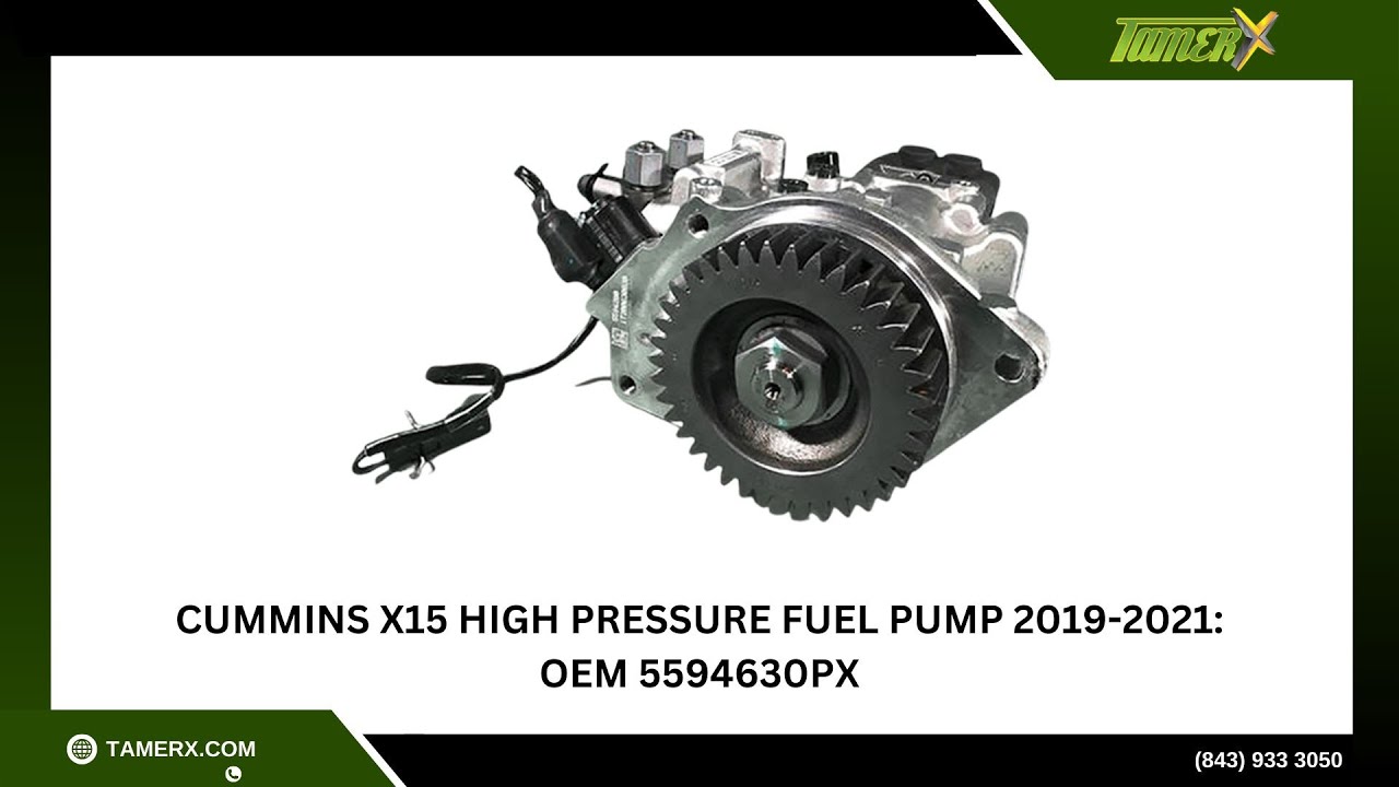 Cummins X15 High Pressure Fuel Pump 2019-2021: OEM 5594630PX - YouTube