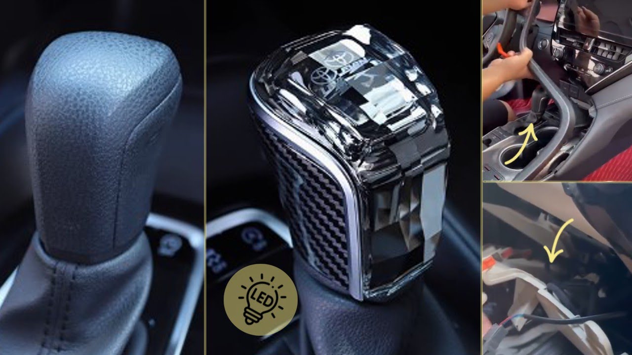 Toyota | How to GEARBOX shifter AMBIENT led LIGHT install? - YouTube