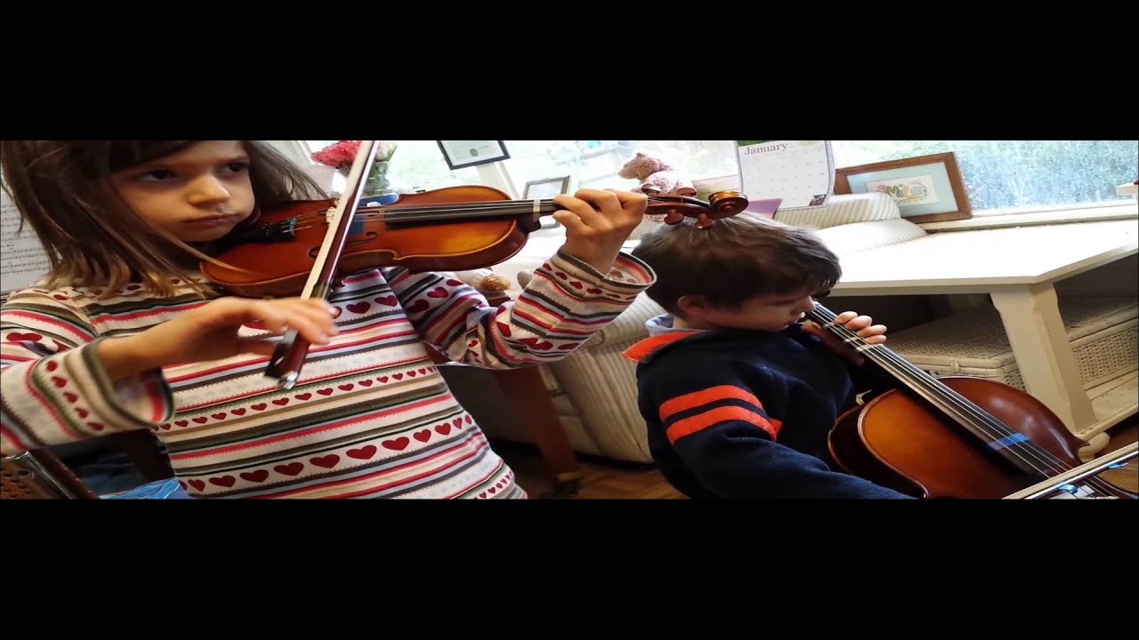 French Folk Song Cello & Violin Duet - YouTube