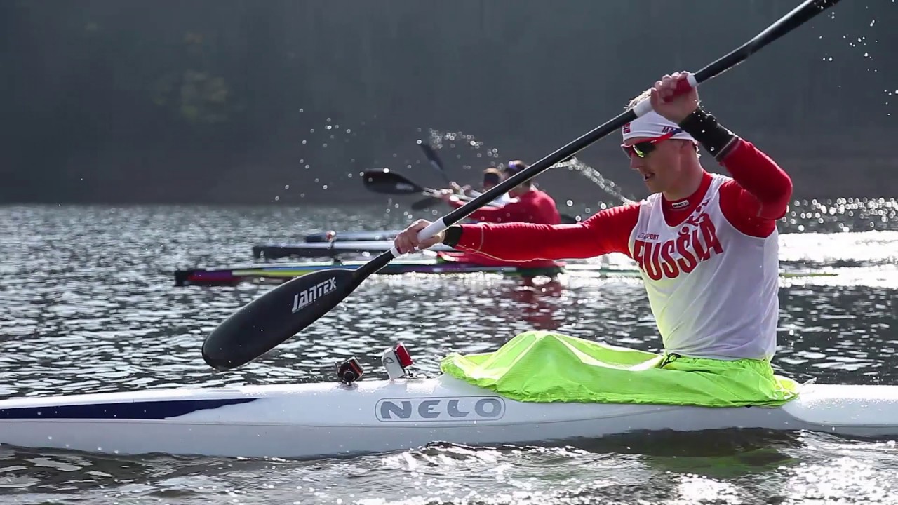 Training of kayak sprint mans russian team - YouTube