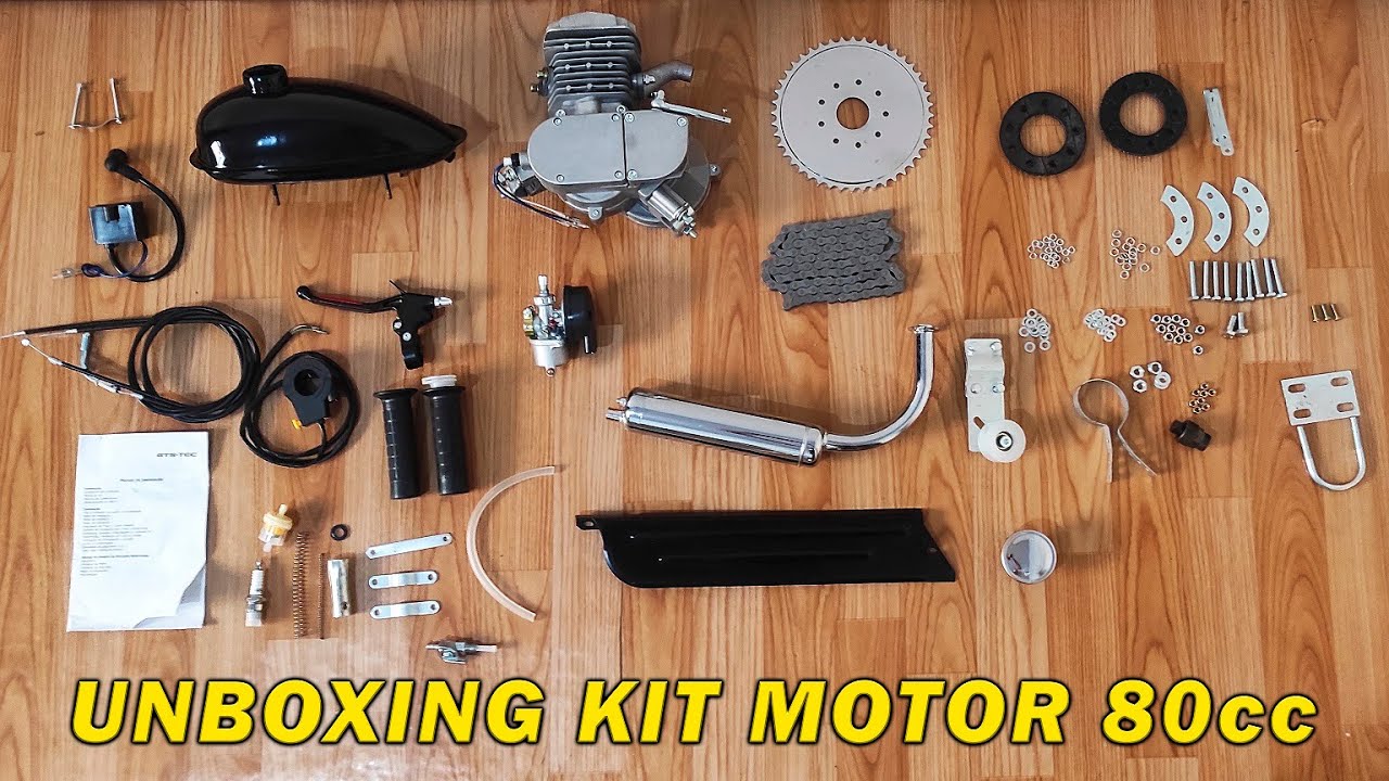 UNBOXING KIT MOTOR 80cc 2 TEMPOS PARA BICICLETA - BIKE MOTORIZADA - YouTube