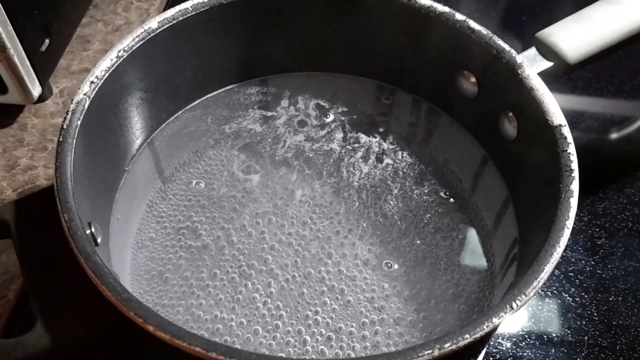 A lot of water being heated for tea. - YouTube