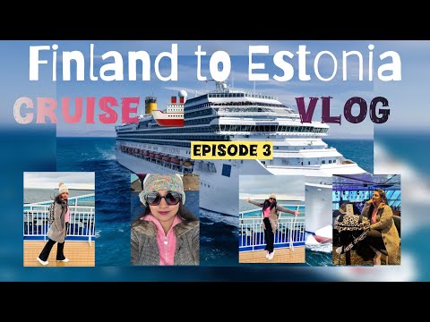 Finland to Estonia Solo Telugu Travel Vlog- Tallin Cruise 🚢 Tour