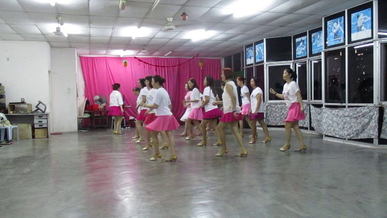 Pink Memory Line Dance (粉红色的回忆) - YouTube