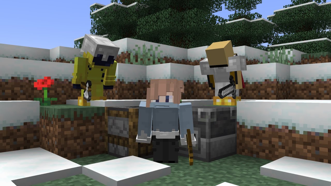 Minecraft Speedrunner VS 2 Hunters REMATCH - YouTube