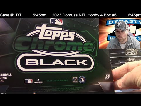 2023 Topps Chrome Black Baseball Card 12 Box Case Break #1 Sports Cards ...