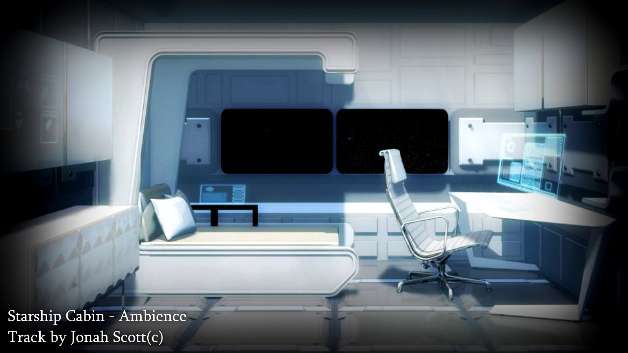 Cozy Starship Cabin Ambience | Sound for Creativity and Relaxation | 1 ...