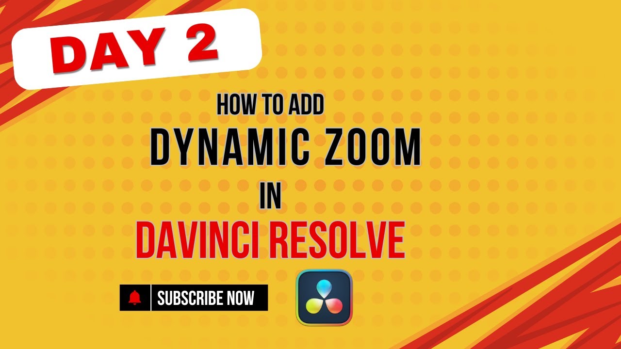 How To Add Dynamic ZOOM In DaVinci Resolve - YouTube