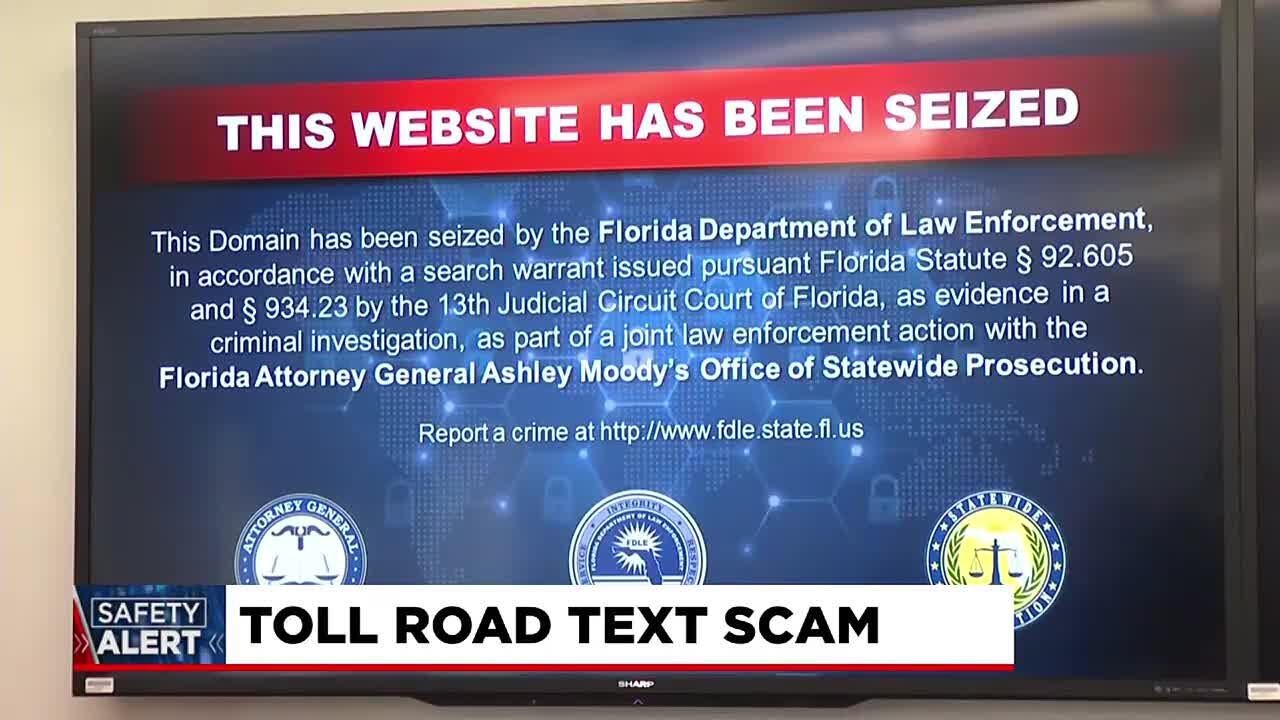 Toll road text scam - YouTube