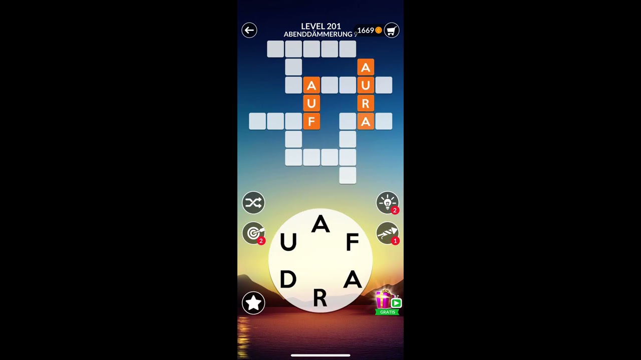 WORDSCAPES Level 201 Lösung Deutsch - YouTube