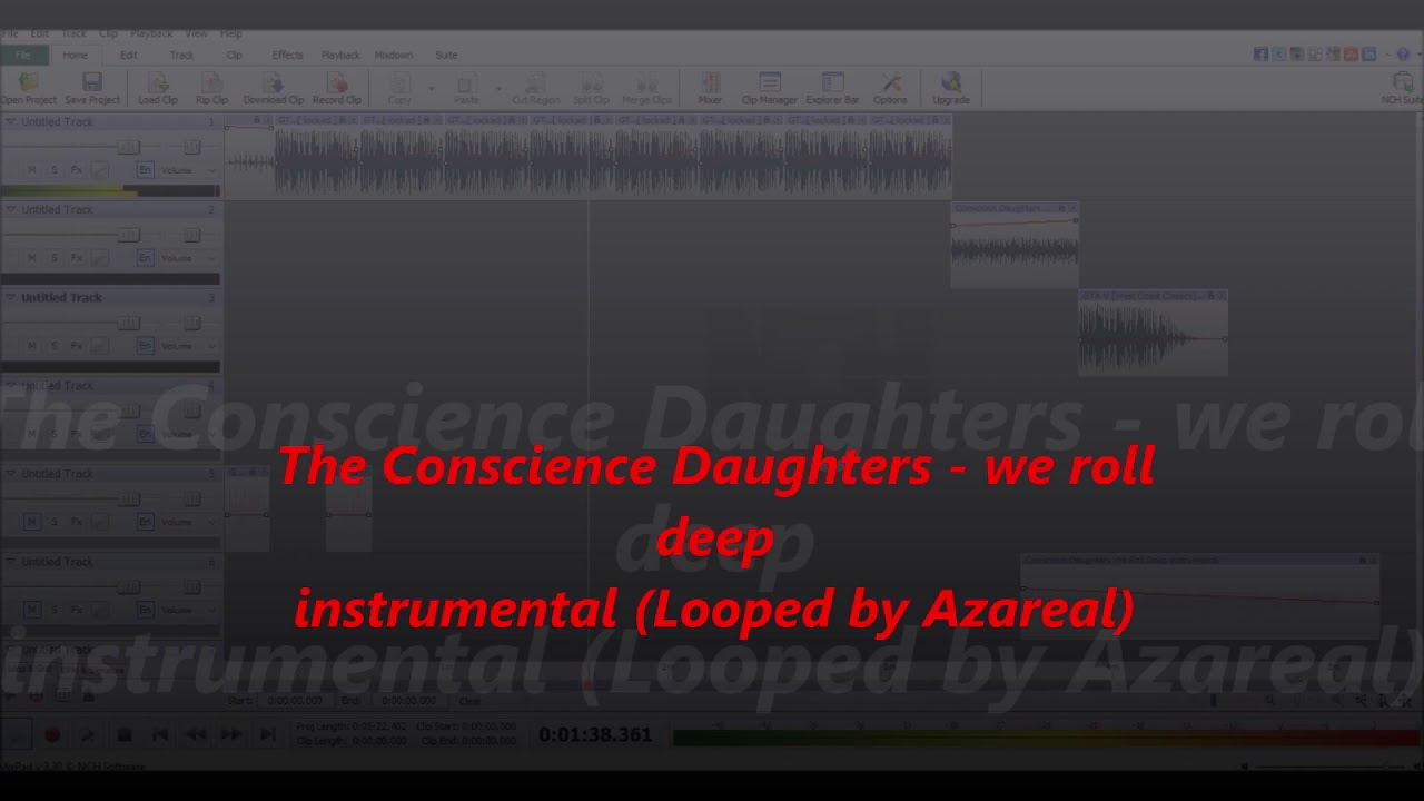 The Conscience Daughters - We Roll Deep instrumental (Looped by Azareal ...