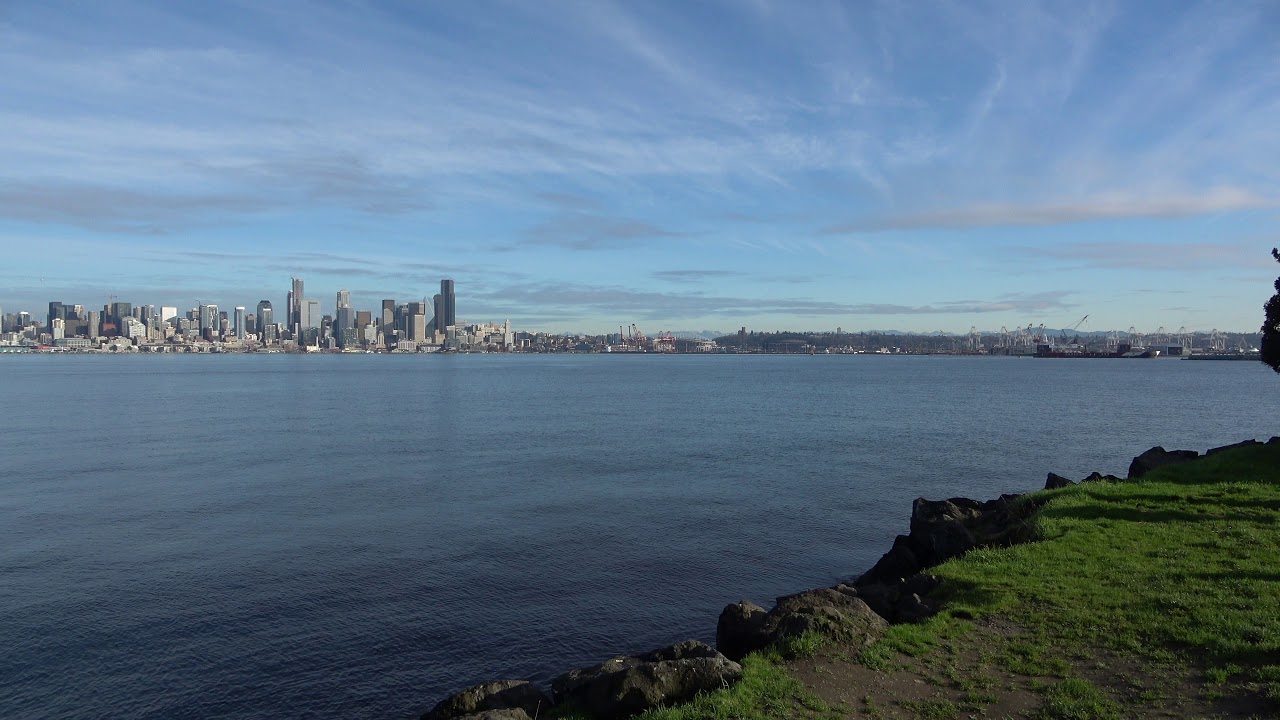 Alki beach - Seattle Washington - YouTube