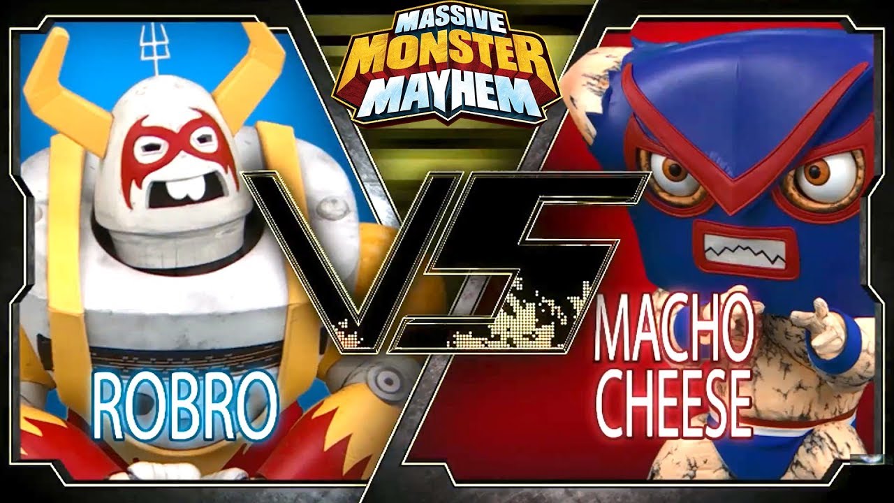 MASHDOWN: MONSTER EDITION! RoBro versus Macho Cheese | Massive Monster ...