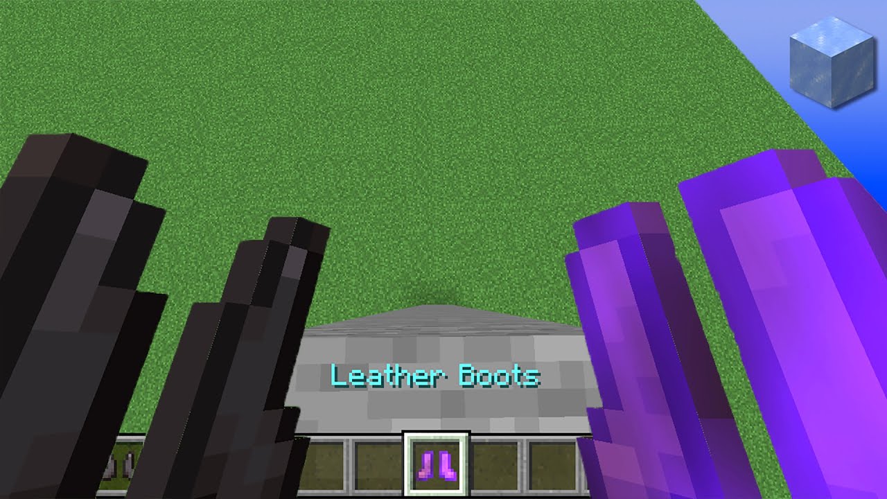 netherite boots vs feather falling IV leather boots - YouTube