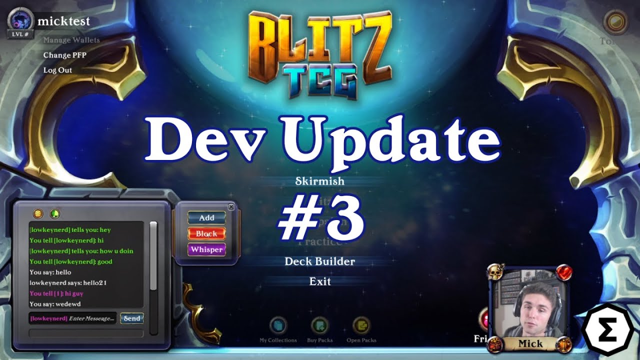 Blitz TCG: Indie Card Game Development Update #3 - Chat System (Unity ...