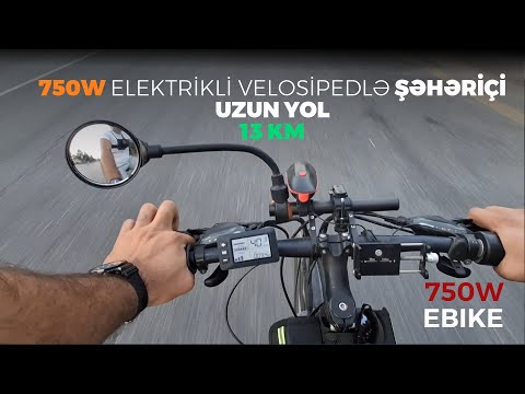 Elektrikli velosipedle maraqlananlar izlesin. Seherici 13km surus izahli