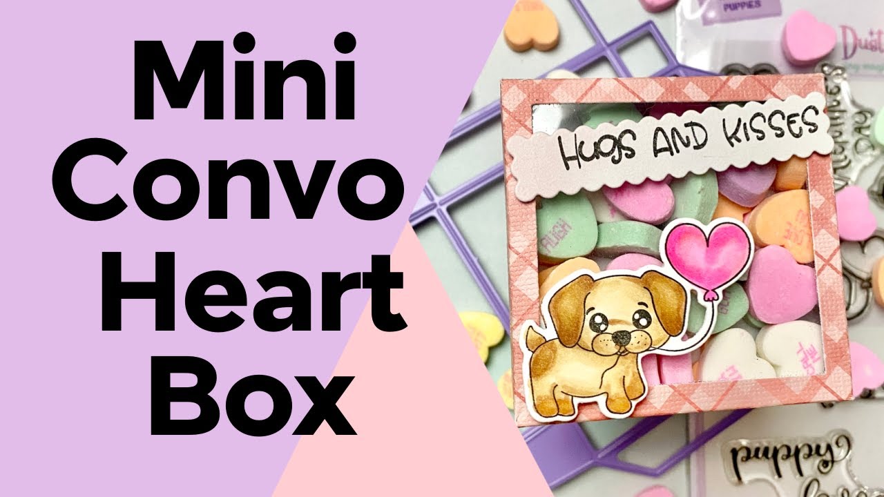Mini Conversation Treat Box Tutorial - YouTube