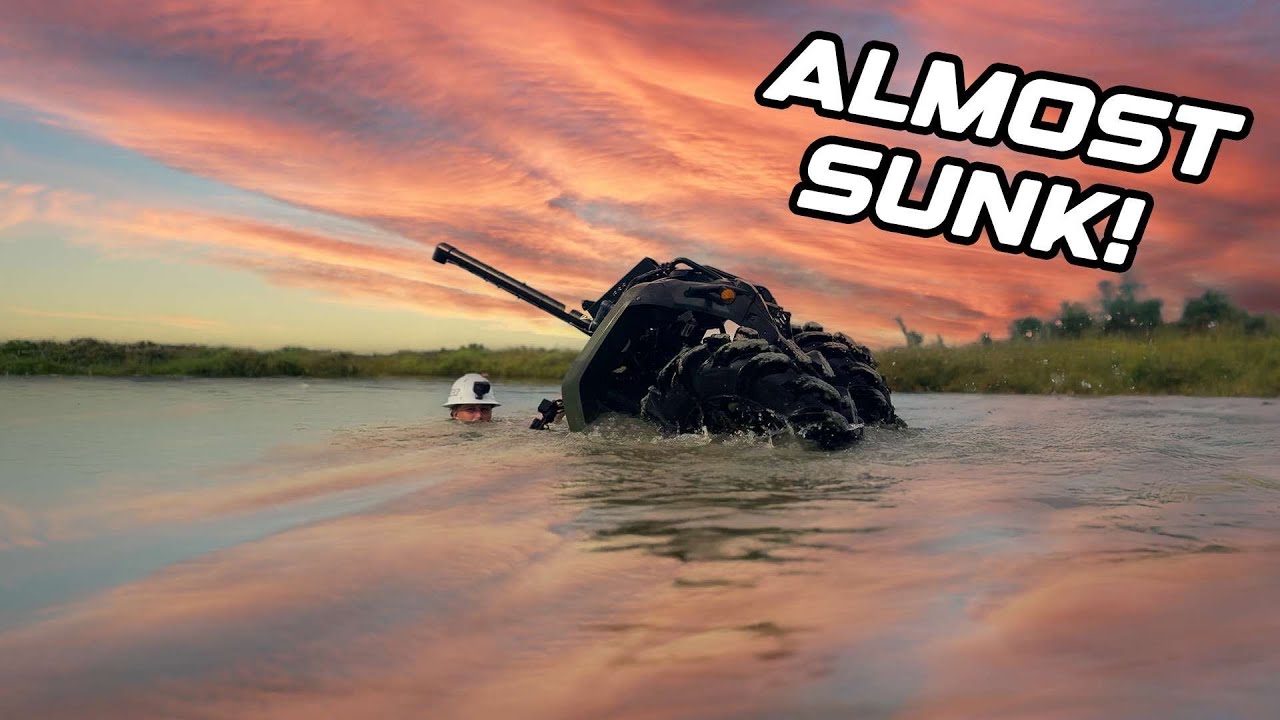 going DEEP on the hondas!!! *almost sunk* - YouTube