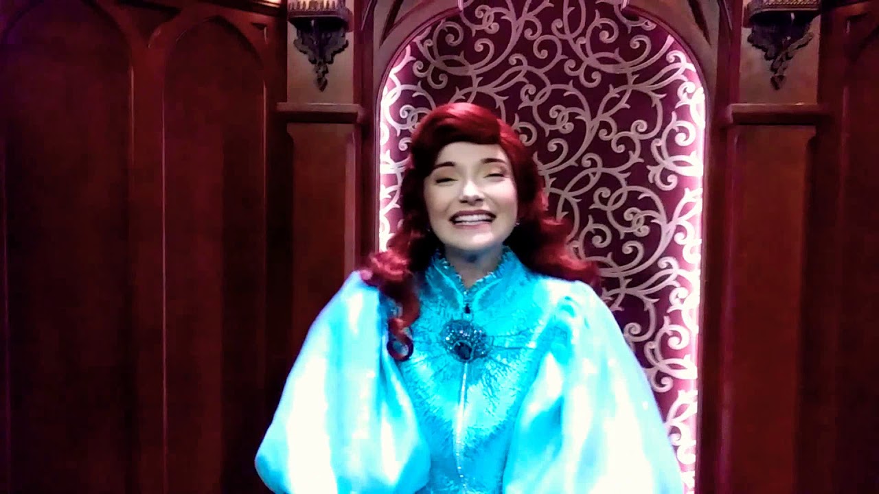 Ariel is cold at Disneyland - YouTube