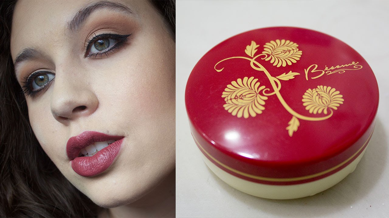 Besame Vanilla Brightening Powder Demo - YouTube