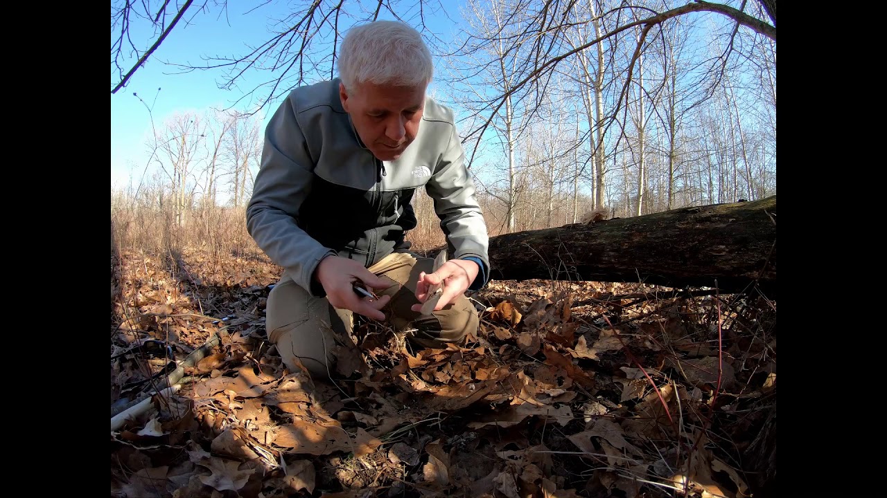 Bow drill practice in prairie March 2020 - YouTube