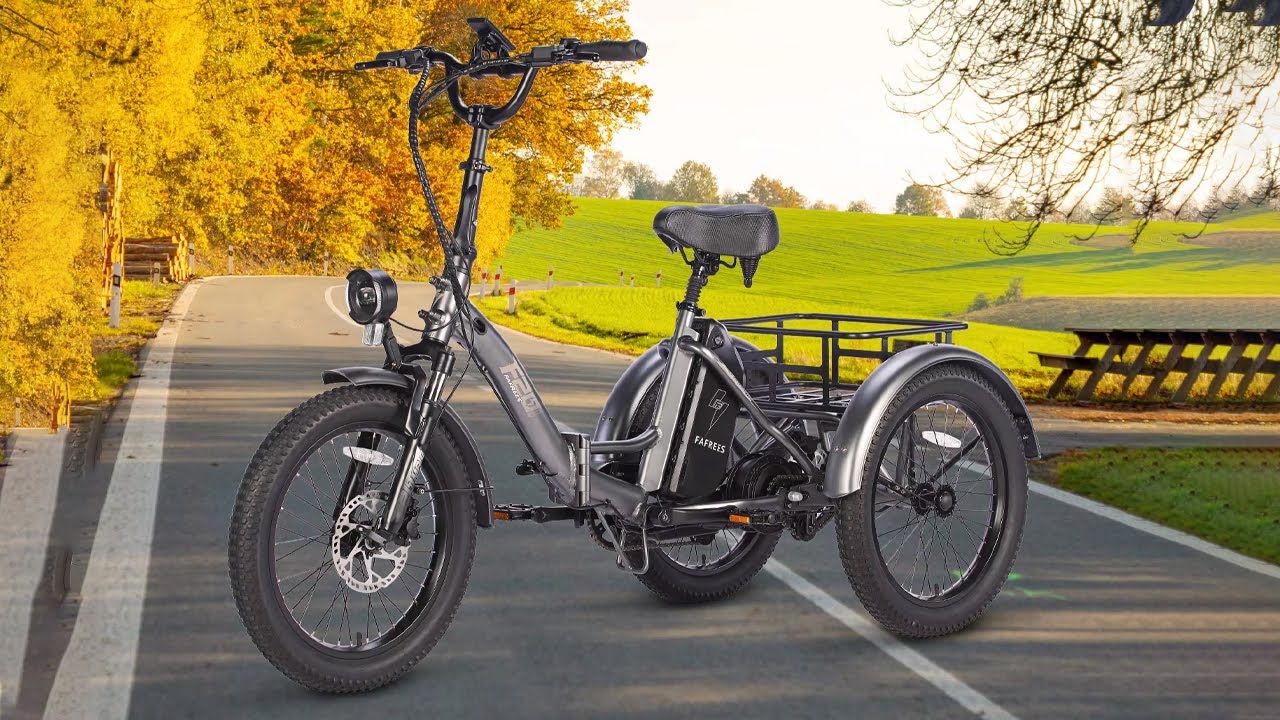 Fafrees F20 Mate Folding Electric Tricycle 500W 48V 18.2Ah Battery 20 ...