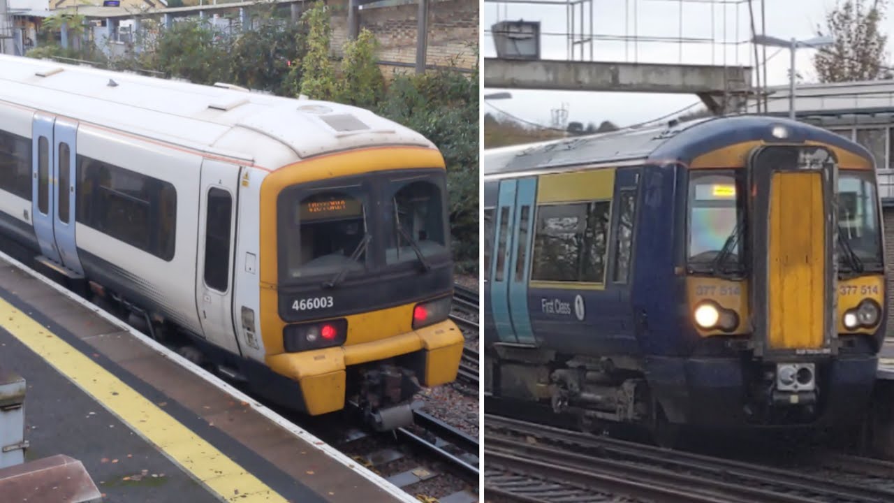 Class 465 and Class 377 at Maidstone East - YouTube