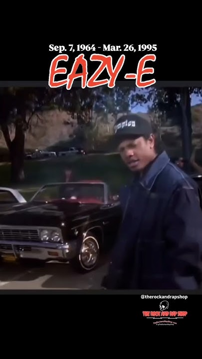 RIP Eazy-E 1964-1995 #eazye #nwa #therockandrapshop #drdre #icecube ...
