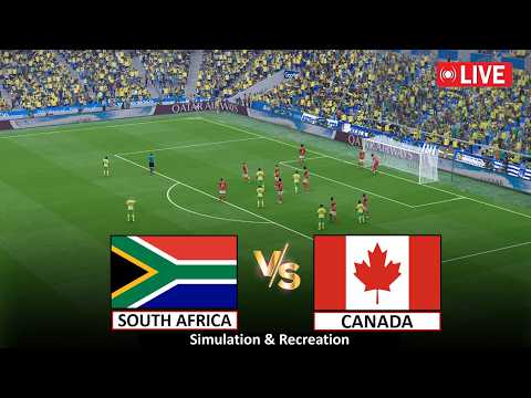 🔴Live : South Africa vs Canada I Video Game Simulation I Full Match Live Stream I 29 June, 2026