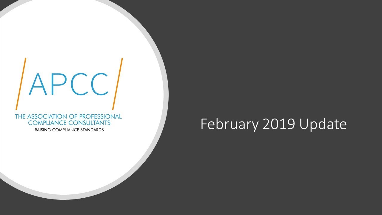 APCC Update - February 2019! - YouTube