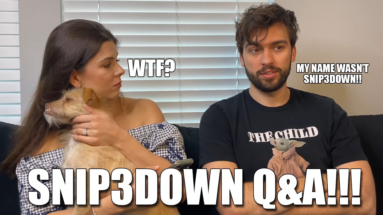 Snip3down AMA; THE TRUTH BEHIND THE NAME, APEX LEGENDS and MARRIED LIFE ...