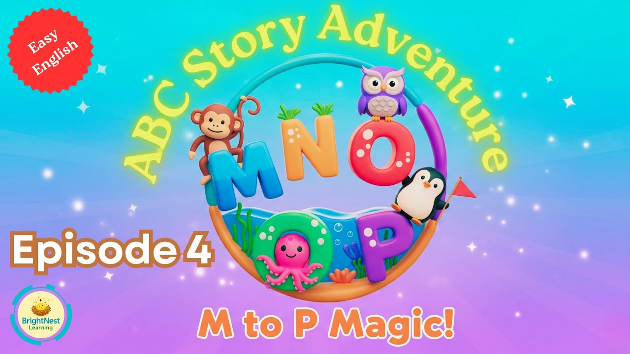 ABC Story Adventures | Letters M to P | Fun Alphabet Animated Cartoon ...