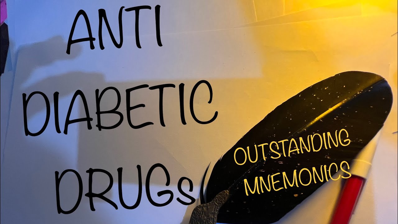 pharmacology:drugs for DIABETES BEST MNEMONICS - YouTube