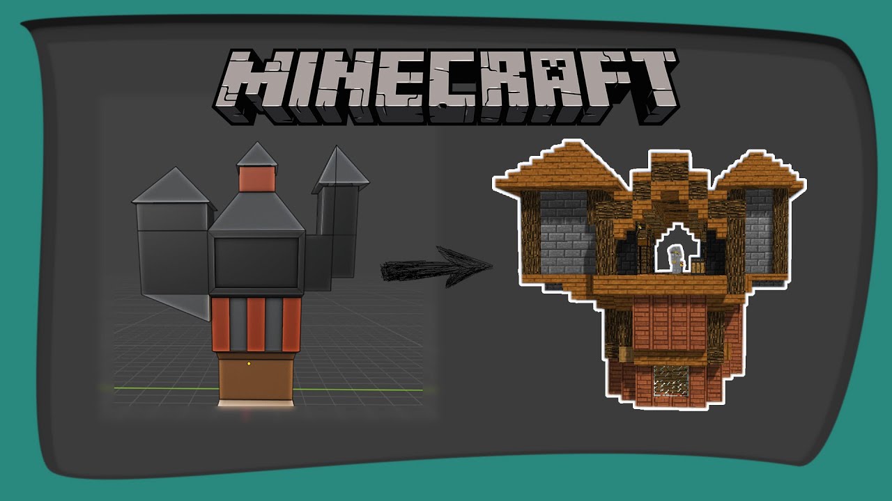 Planning Minecraft Builds with Blender (3D Modeling) - YouTube