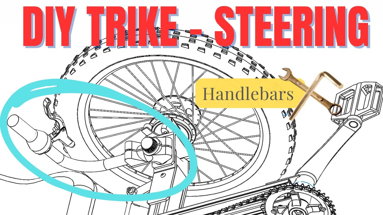 How to assemble & build Recumbent Trike Steering using 15mm/22mm pipe ...