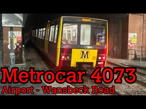 Tyne and Wear Metro | Metrocar 4073 Airport - Wansbeck Road - YouTube