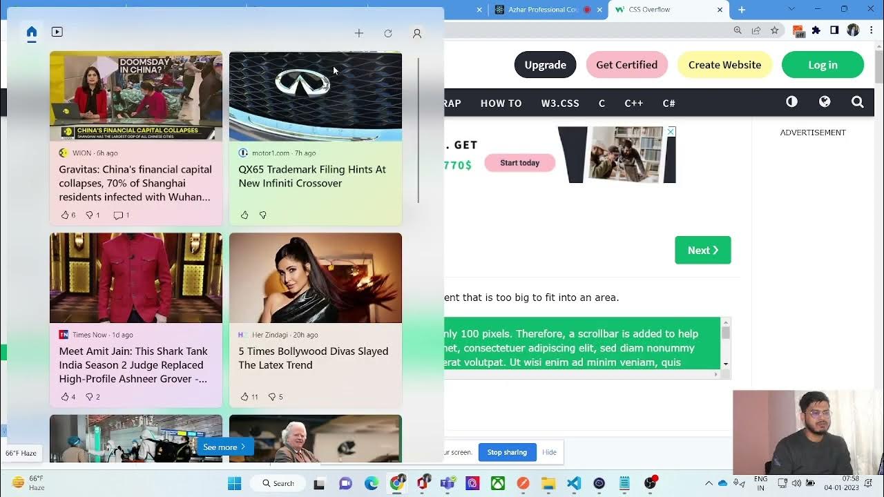 CSS Day 07 - Overflow-Float-inline-Block In Hindi - YouTube