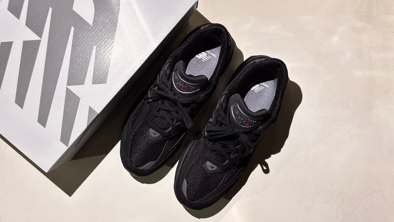 New Balance 990v6 Triple Black (U990BB6) Unboxing With RCP280 Insole ...