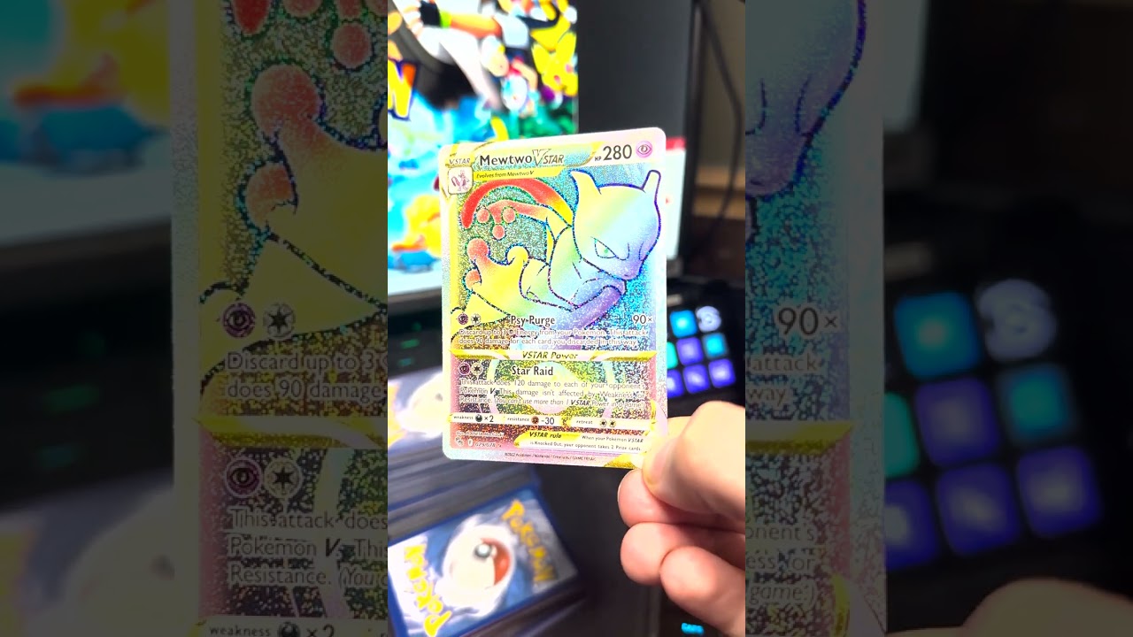 *NEW* Mewtwo V STAR Secret Rare!! - YouTube