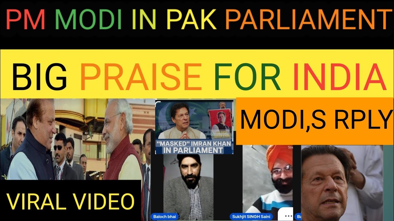 PM MODI IN PAK PARLIAMENT BIG PRAISE FOR INDIA - YouTube