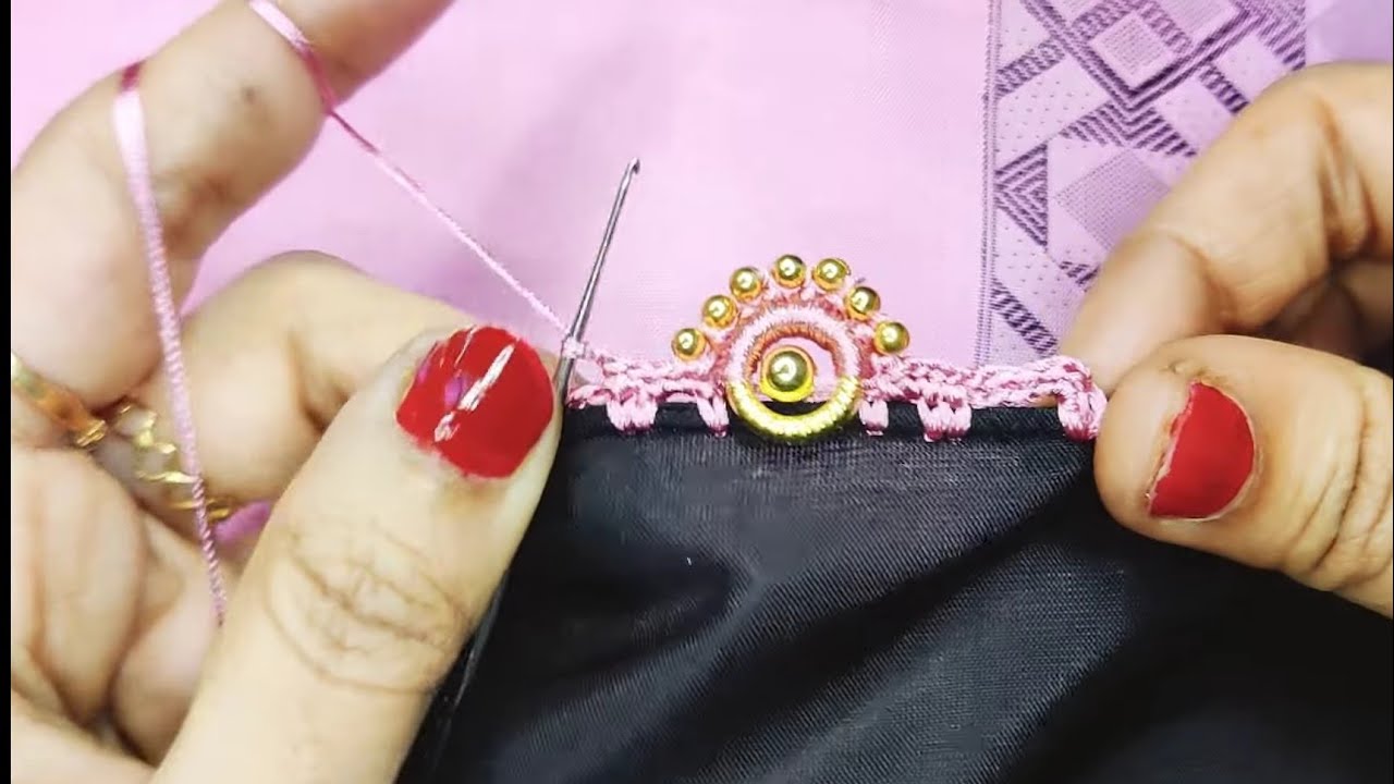 simple saree kuchu #kroshakuchudesign #sareekuchu // Nandana Creations // - YouTube