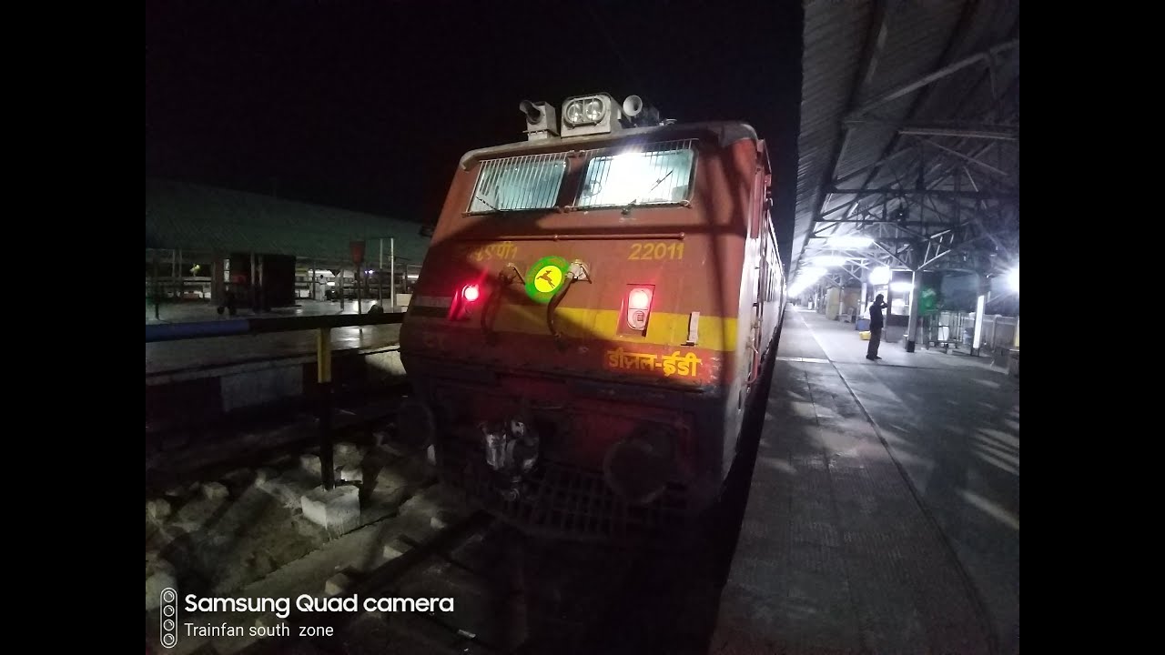 Cuddalore Port To Mayiladuthurai First Electric Loco With Full Journey ...