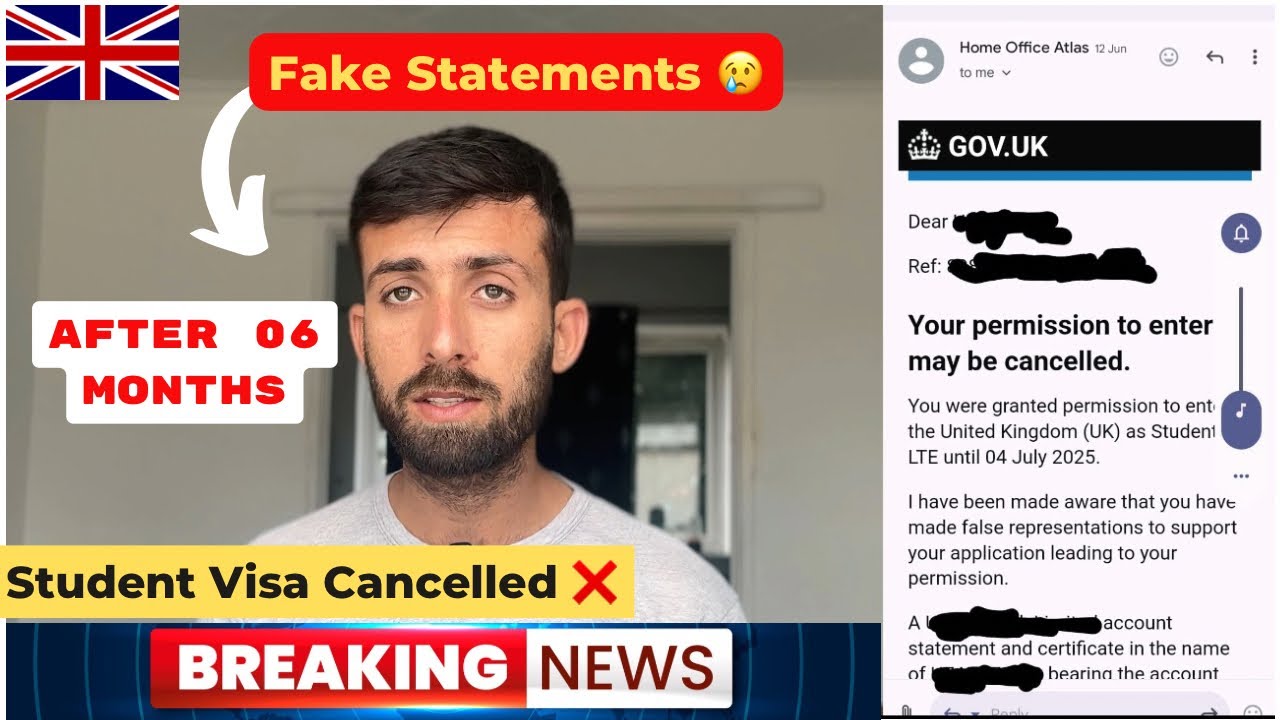 Alert 🚨 | Student visa cancelled | UK home office cancelled visa after ...