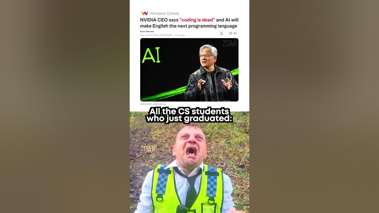 “Coding is dead” 😔 - YouTube