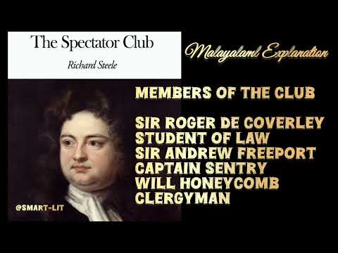 The spectator club by Richard Steele #fourthsemester #britishliterature ...