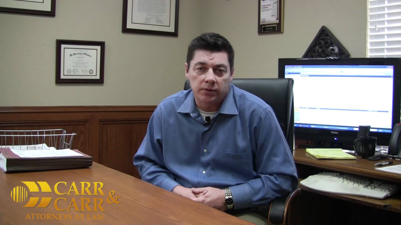 Tye Smith bio - Carr & Carr OkC Attorney - YouTube
