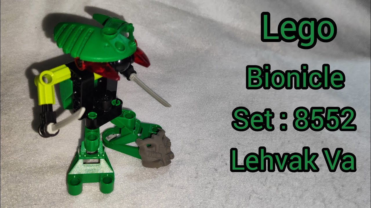 Lego Bionicle 8552 Lehvak Va ( Pic By Pic Build ) - YouTube