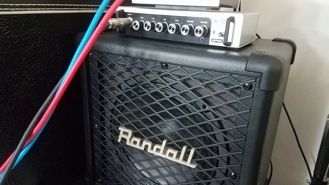 Review of Valeton TAR-20G amplifier and Randall RG8 cabinet - YouTube